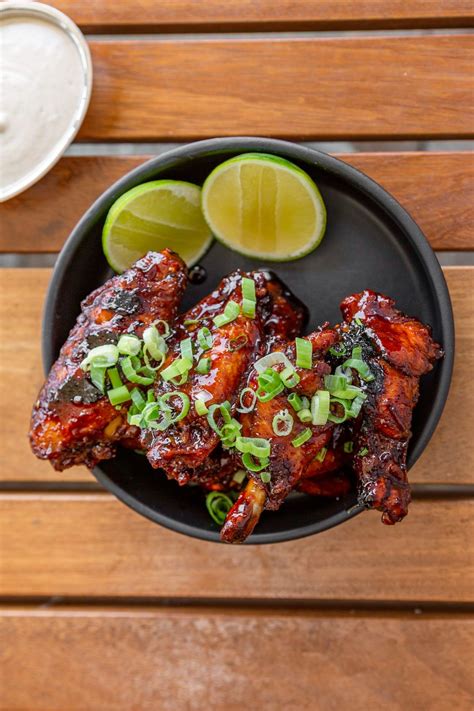 Starchefs Recipe Charcoal Grilled Chicken Wings Chef Spencer Bezaire