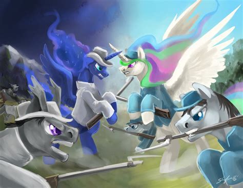 Mlp Civil War Princess Celestia Принцесса Селестия Princess Luna принцесса Луна Mlp
