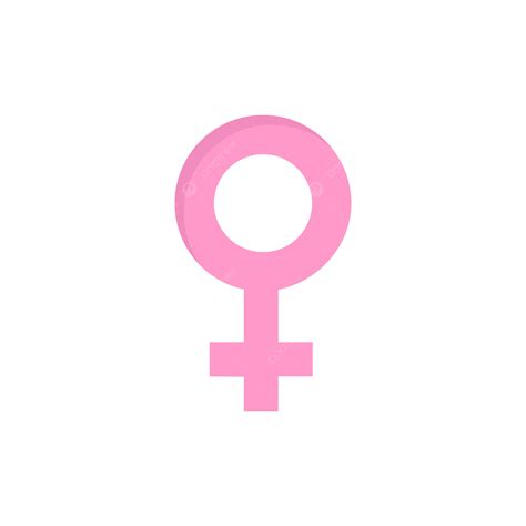 Sex Gender Symbol Vector Hd Images Female Symbol Gender Flat Color