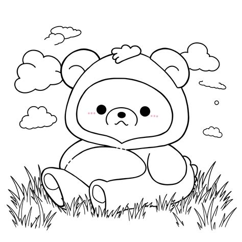 Best Rilakkuma Coloring Pages Free Printable Pdf