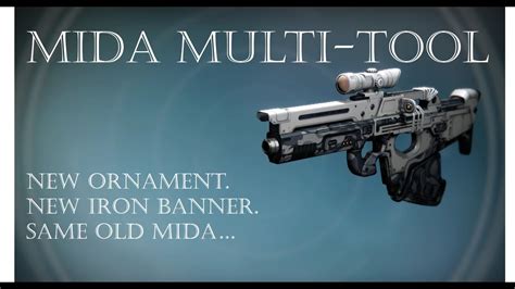 Destiny Mida Multi Tool Wornament Year 3 Iron Banner Rift