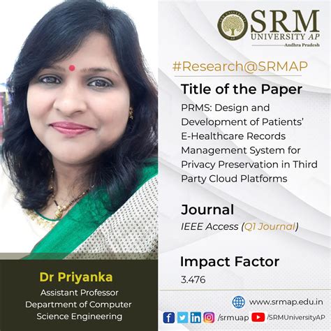 Srm University Ap On Linkedin Researchatsrmap Srmuap Srmap