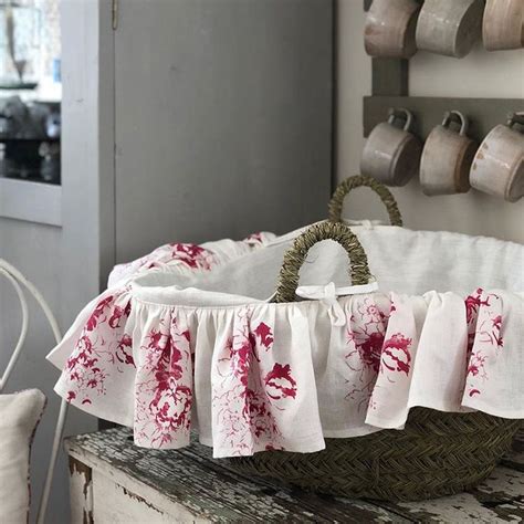 Antique French Country Laundry Basket