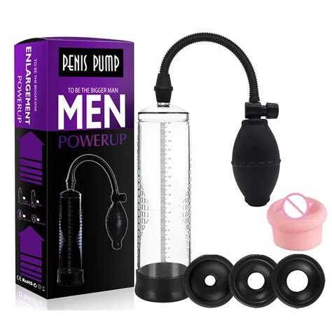 Effective Penis Pump Enlargement Vacuum Dick Extender Men Sex Toy
