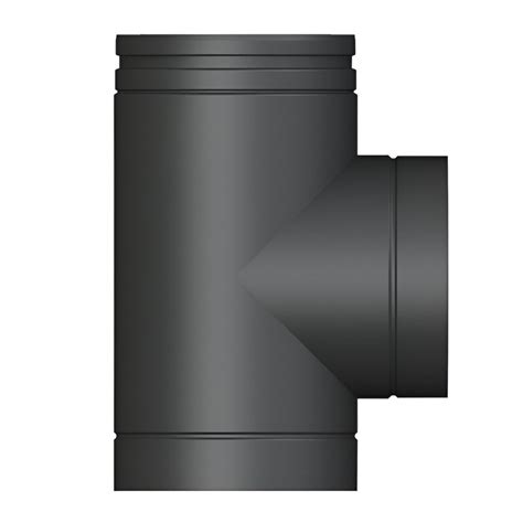 Midtherm Hts Twin Wall Flue 90° Tee Fireplace Products
