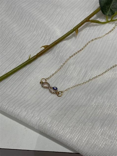 Evil Eye Infinity Chain Sankalp Jewellery By Riddhi Rajai