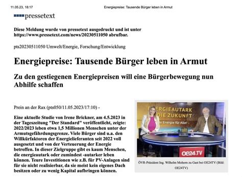 Energiepreise Tausende Bürger Leben In Armut Övr
