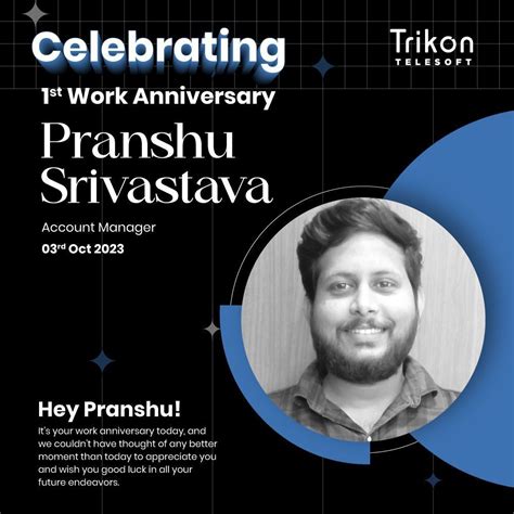 Trikon Telesoft Solutions Pvt Ltd On Linkedin Hey Pranshu Happy 1st