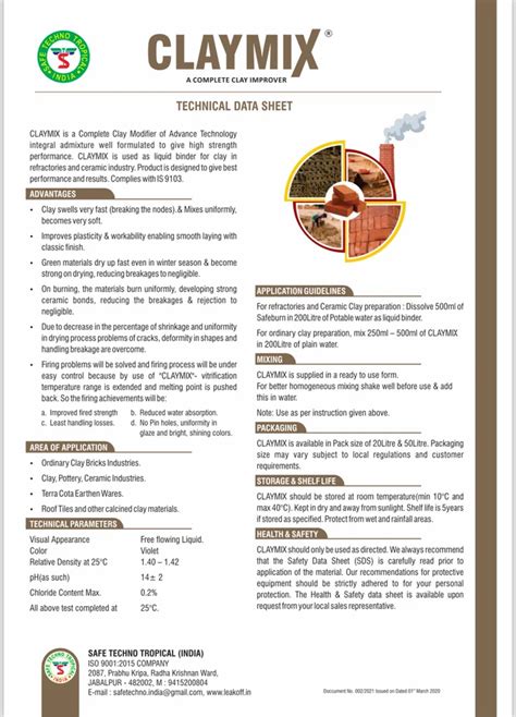 Clay Soil Improver Additive For Wire Cut Bricks At Rs 8500piece In