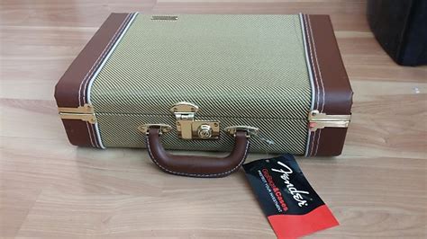 Fender Harmonica Case With Harmonica Case Dividers Tweed Reverb