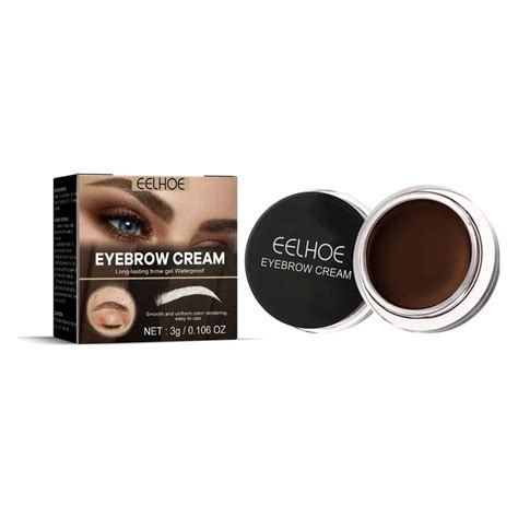 Eelhoe Dark Brown Eyebrow Cream Long Lasting Waterproof And Tiktok Shop Singapore