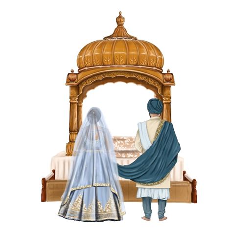 Premium Photo Anand Karaj Sikh Wedding Ceremony