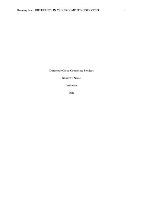 Solution Difference Cloud Computing Services Studypool