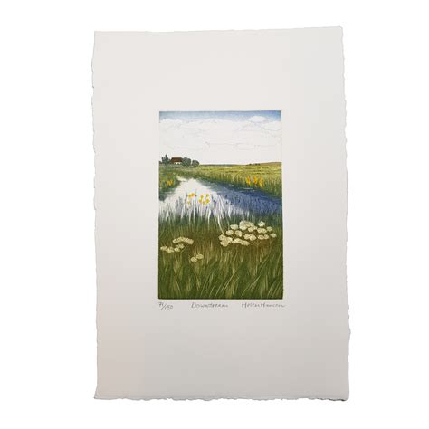 5x Nature Landscape Etchings By Helen Hanson Hand Signed 64688