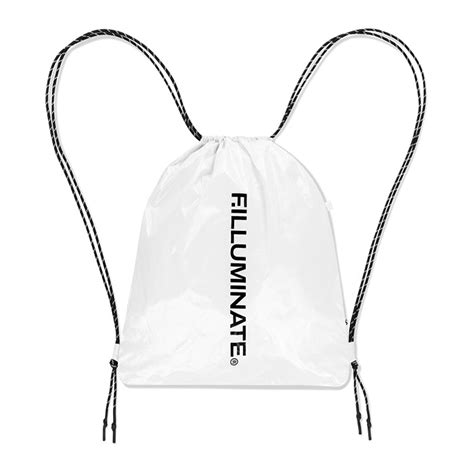 Active Drawstring Bag White Filluminate 60 Asian Fashion Online