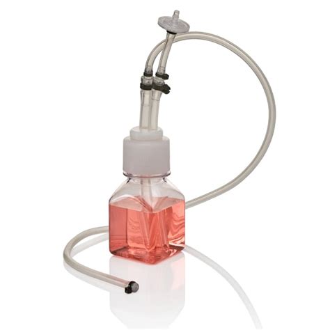 Standard Single Use Bottle Assembly System Polycarbonate 2 Port Cap Set