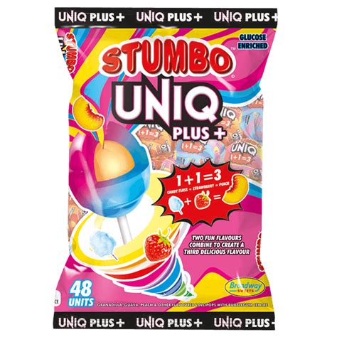 Stumbo Assorted Fruit Lollipops 48 Broadway Sweets