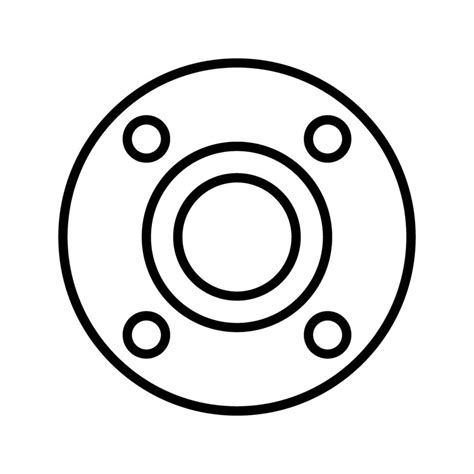 Flange Vector Icon 40087146 Vector Art At Vecteezy