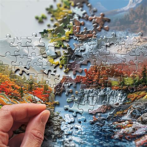 Free Puzzle Assembly Moment Photo Puzzle Assembly Hand Download At Stockcake