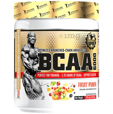 Dexter Jackson Bcaa 6000 Powder Fruit Punch Buy Jar Of 2320 Gm Powder At Best Price In India 1mg