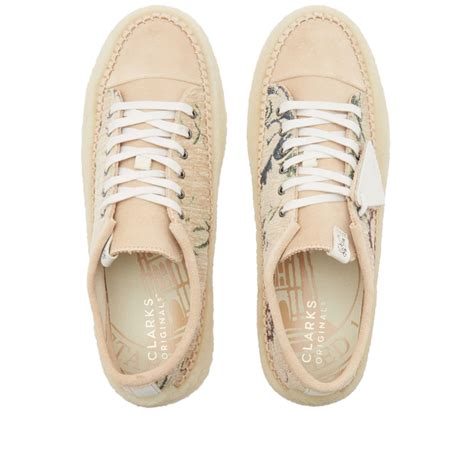 Clarks Originals Caravan Low Tan Floral End Kr