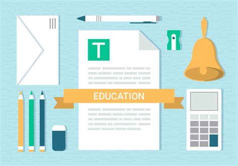 Ilustración De Elementos De Escuela 156126 Vector En Vecteezy
