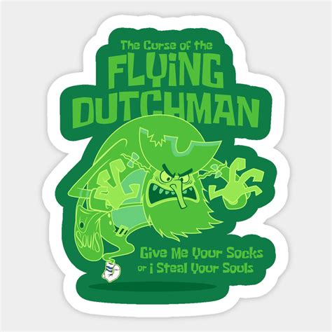 Flying Dutchman Spongebob Sock