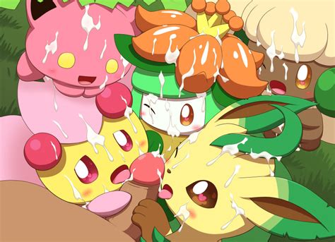 Rule 34 Absurd Res Blush Bodily Fluids Brown Body Brown Eyes Cherrim