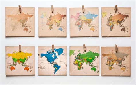 Map Grouping In Office Wall Premium Ai Generated Image