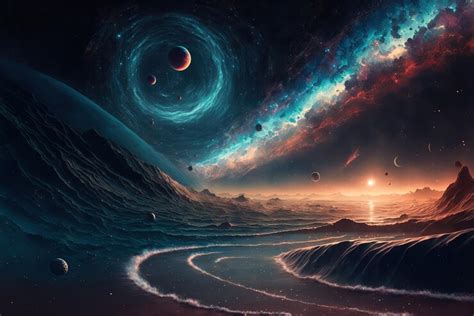 Premium Photo Ocean Of The Galaxy Background Wallpaper