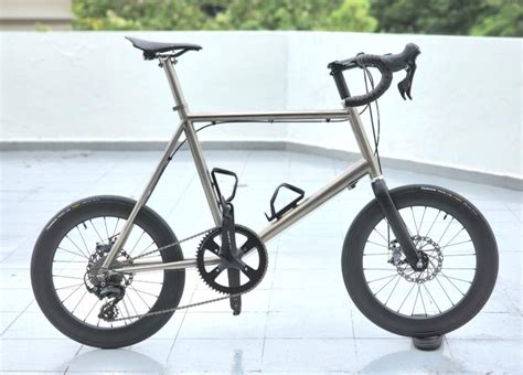 Titanium Mini Velo With Full 105 Groupset And Carbon Wheels 81kg