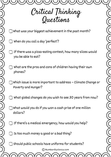 100 Critical Thinking Questions To Sharpen Young Minds Critical Thinking Questions Critical