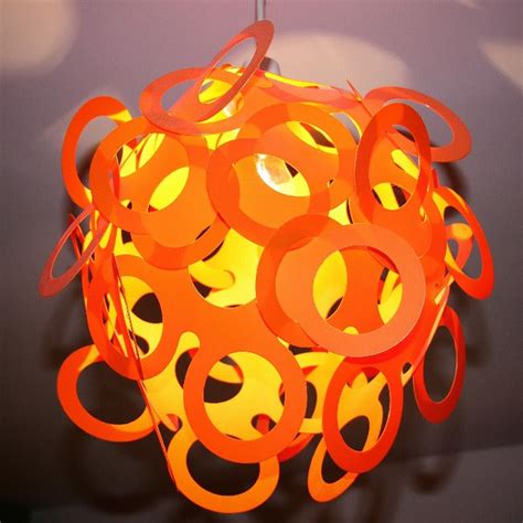 Loopy Lu Orange Lamp Shade Funky Lamp Shade Incube Lighting
