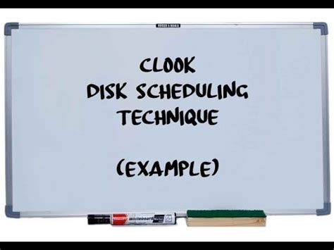 CLOOK Disk Scheduling Techniques OS YouTube