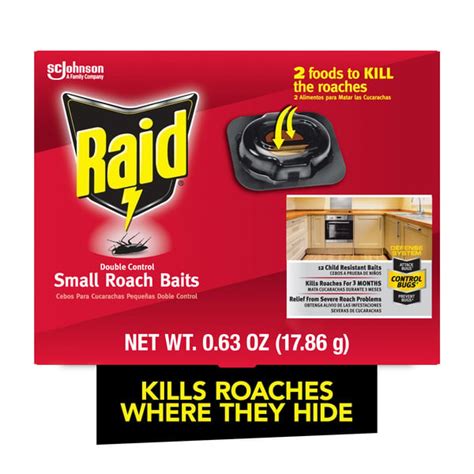 Raid Double Control Small Roach Baits Same Day Delivery Or Pickup Woodmans Food Markets