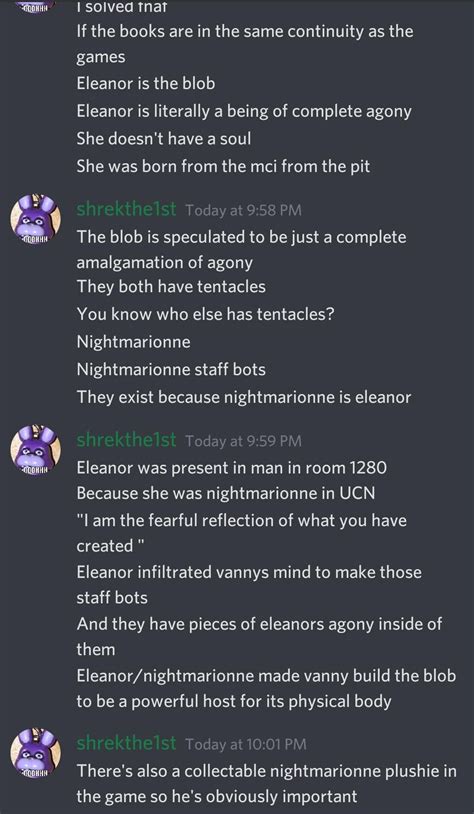 Question R Fnaftheories