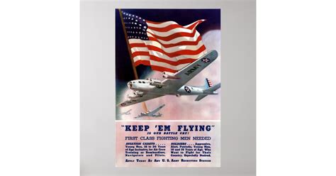 Army Air Corps Recruiting Poster Zazzle