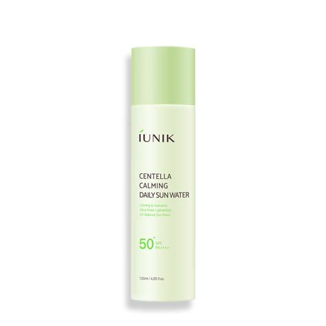 Iunik Centella Calming Daily Sun Water — Spf50 In A Water Texture