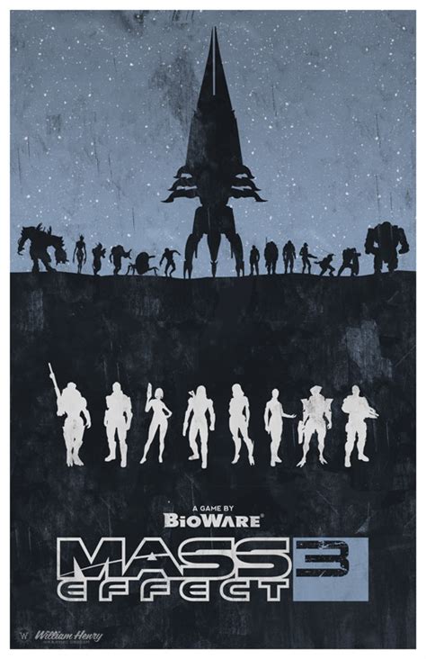 Mass Effect Poster Series Created By William