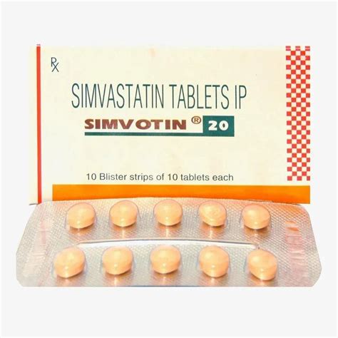 20mg Simvotin Simvastatin Tablet At ₹ 284strip Zocor In Nagpur Id