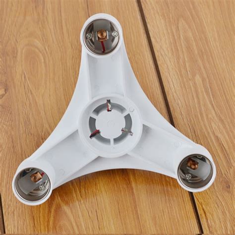 3 In 1 B22 To E27 Holder Socket Splitter Led Light Lamp Bulb Converter