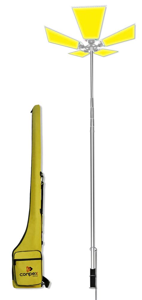 Conpex Led Camping Lights With Tripod Stand Ground Insert Rod 15000lm