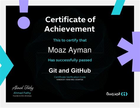 Completed Github Course By Engineer Ahmad Fathy Moaz Ayman Posted On The Topic Linkedin