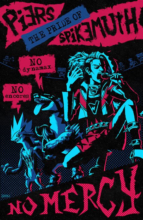 Live At Spikemuth I Made A Poster Of Piers R Pokemon