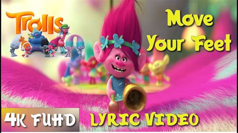 Trolls Move Your Feet Song Lyric Video Trolls Movie 2016 Anna