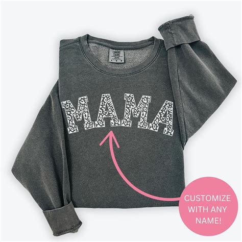 Customized Comfort Colors Lightweight Cotton Crewneck Sweatshirt
