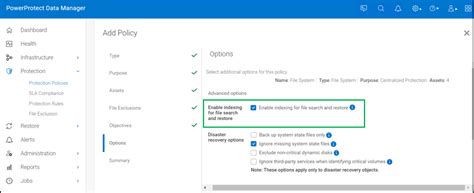 File System Protection Policy Dell Powerprotect Data Manager File System Backup And Recovery
