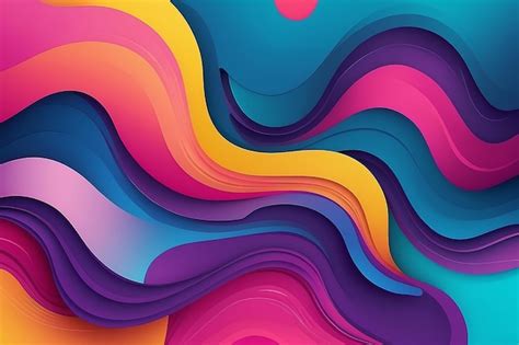 Premium Photo Abstract Colorful Geometric Background Modern Background Design Liquid Color