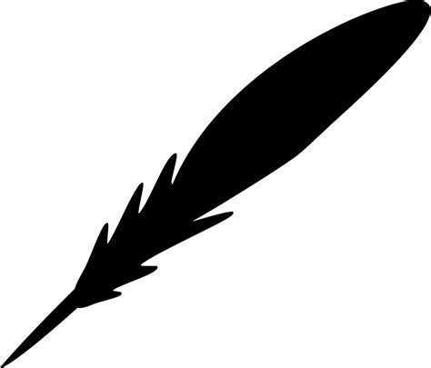 Feather Free Vector Silhouettes On