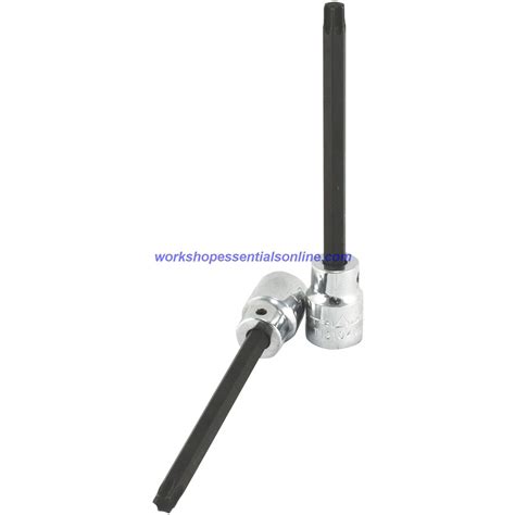 T15 Long Torx Bit Socket 38″ Drive 110mm Long Trident T121015